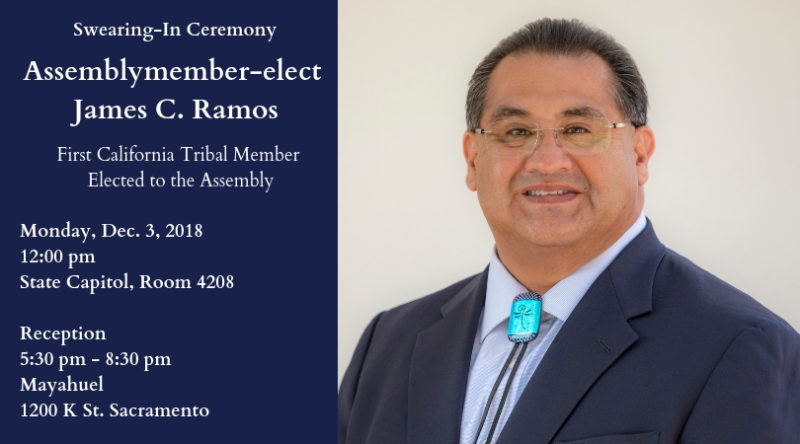 December 3: First California Tribal Leader Swearing-In Ceremony to ...